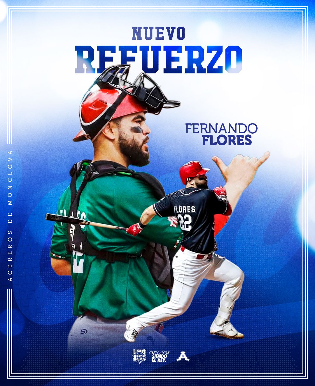 FERNANDO FLORES, NUEVO INTEGRANTE DE ACEREROS